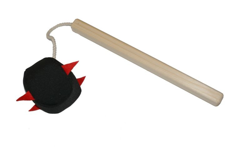 Korbacz drewniany z miękką kulą - Sklep Rycerski