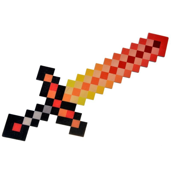 Miecz ognisty mini MineCraft | Rycerz - stwórz własny zestaw \ Krok 2 ...